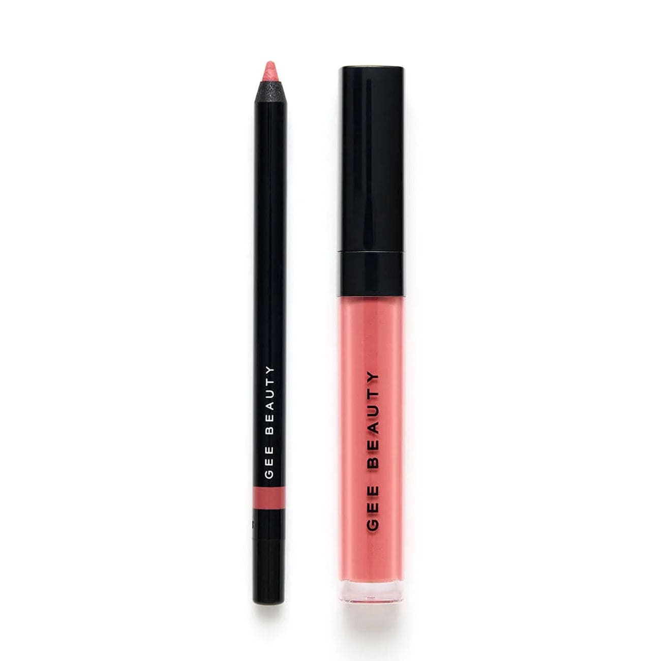 Creamy Lip Define Pencil + Nourishing Lip Gloss | Gee Beauty